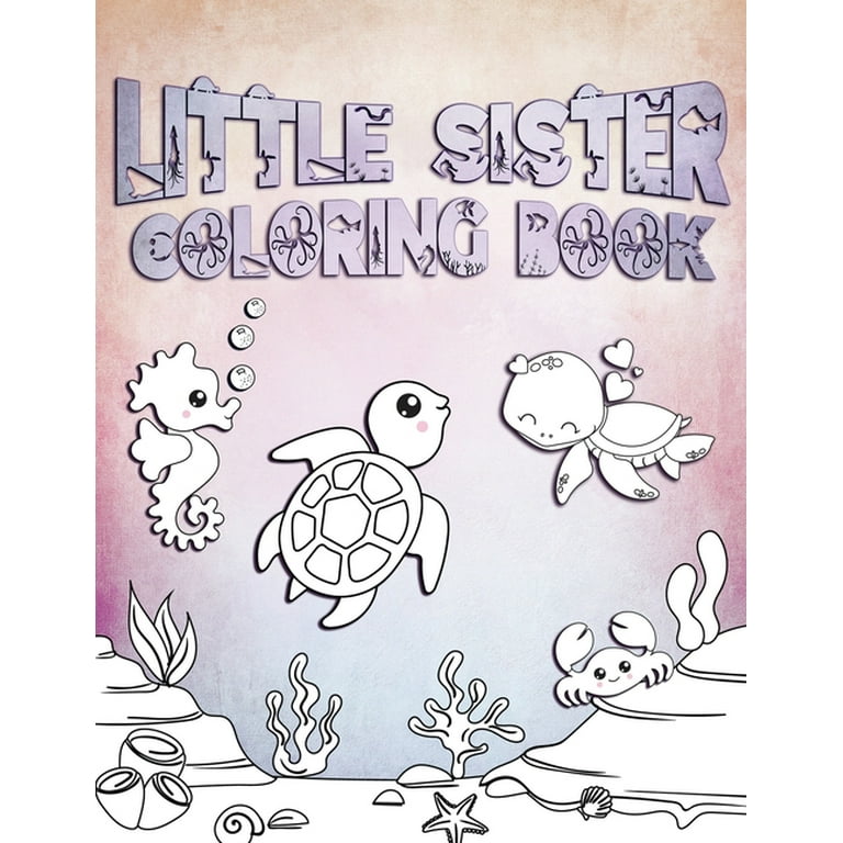 coloring pages for sisters