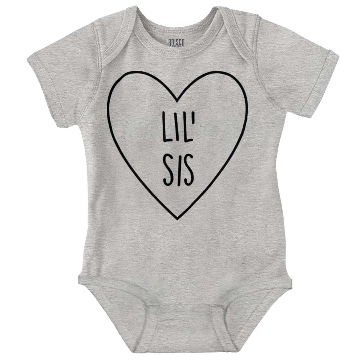 Little Sisters Sis Younger Adorable Bodysuit Jumper Girls Infant Baby ...