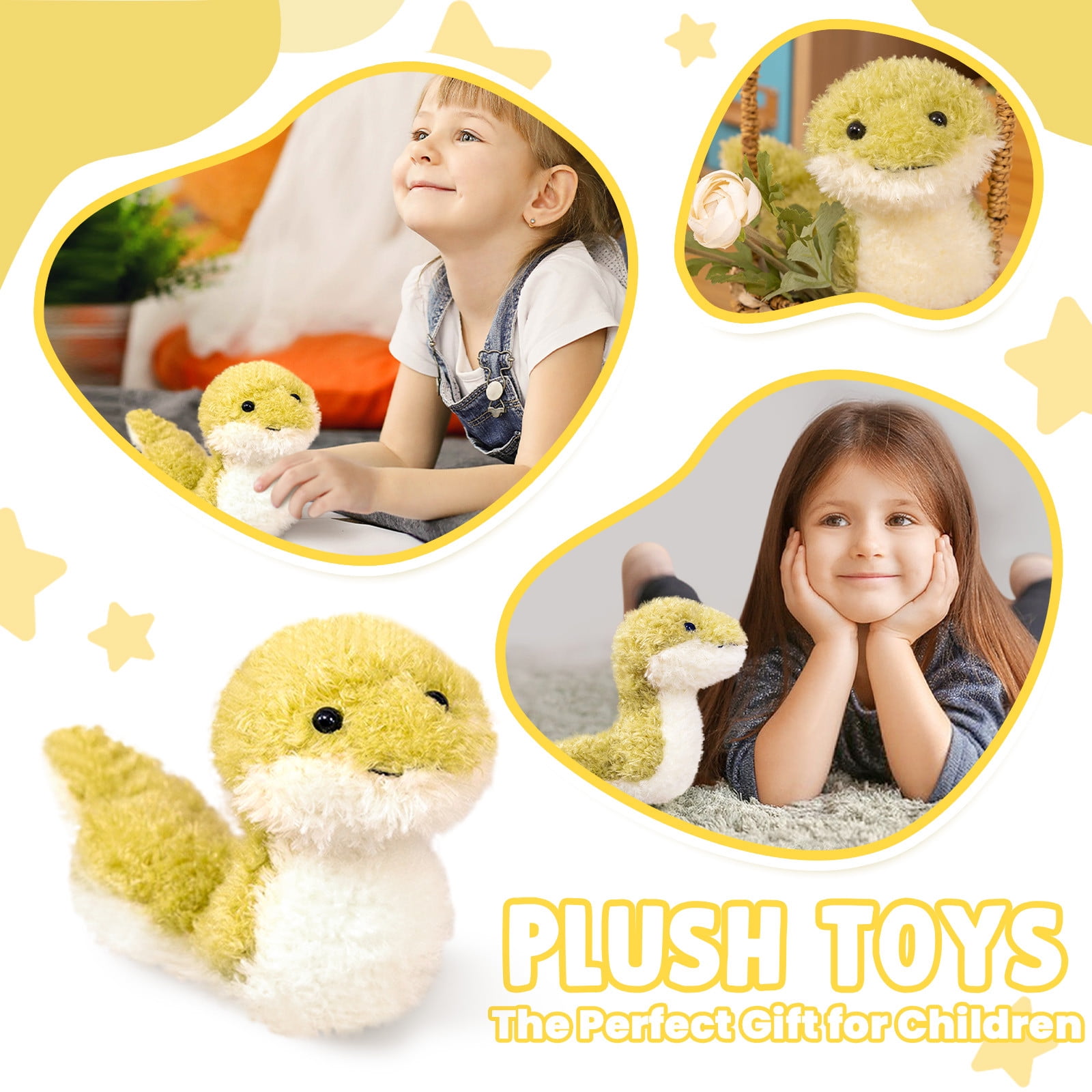 Little Snake Plush, Stuffed Animal Toy,Cute Christmas Little Snake ...