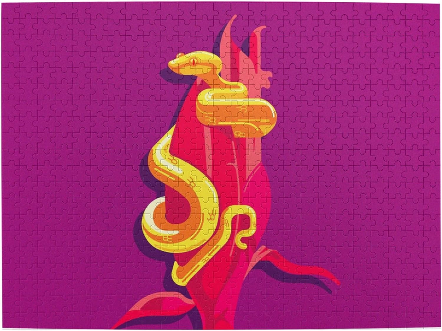 Little Snake Wooden Jigsaw Puzzles 500 Piece Puzzles for Adult,Picture ...