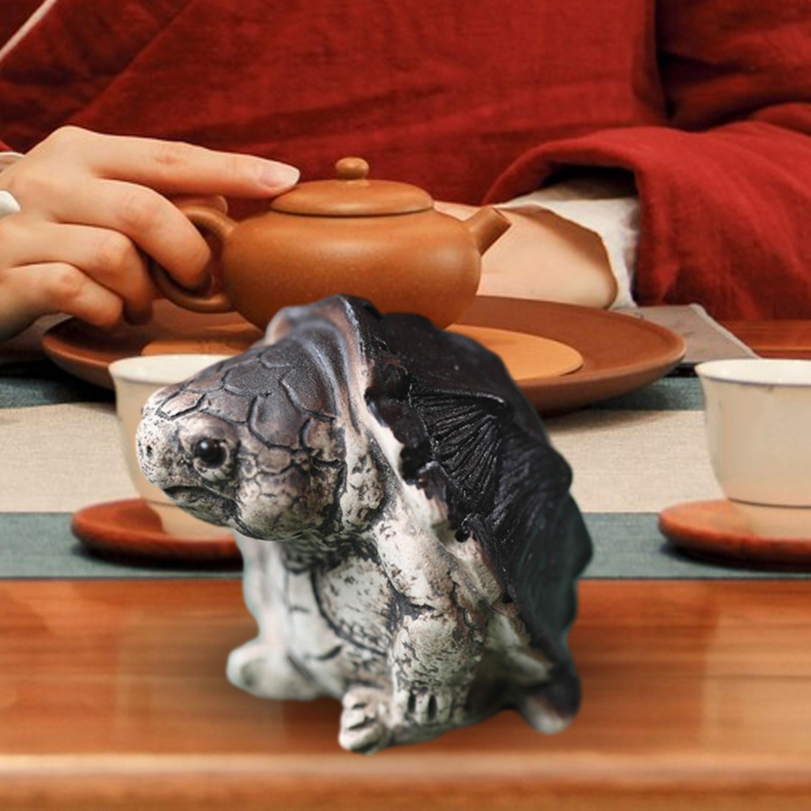 Little Snapping Turtle Statue Chinese Tea Decoration Small Tea Pet ...
