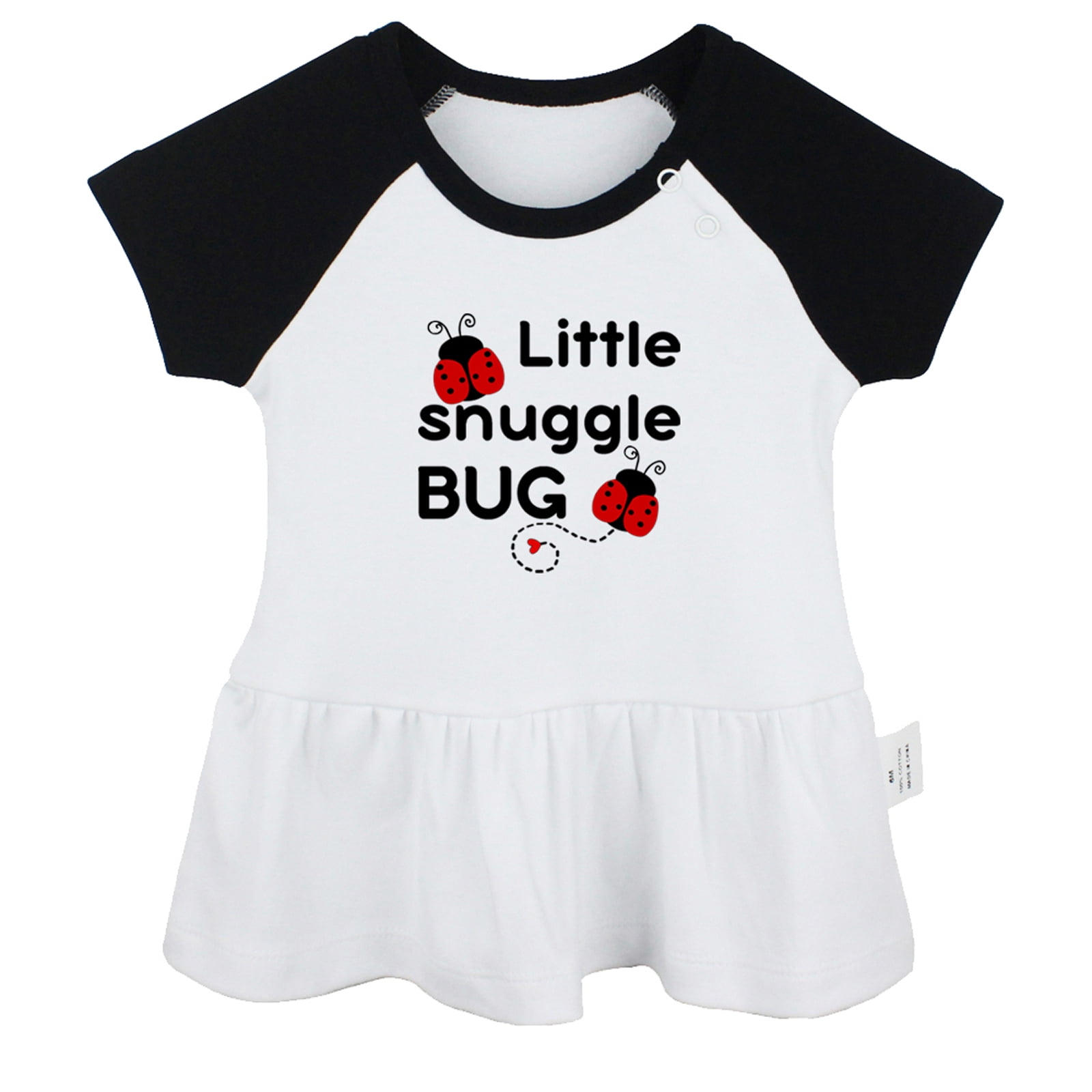 Little Snuggle Bug Funny Dresses For Baby, Newborn Babies Skirts ...
