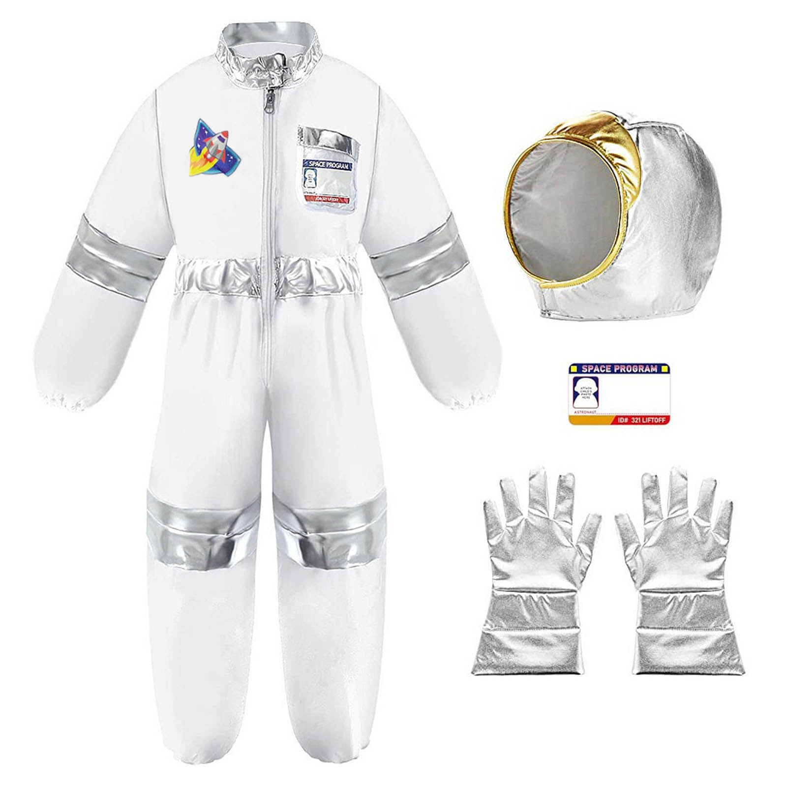 Little Space Explorer Kit: Astronaut with Jumpsuit, Gloves, Name Tag ...