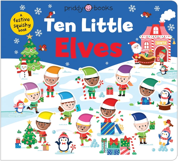 Little Squishies Ten Little Elves (Little Squishies), (Board Book ...