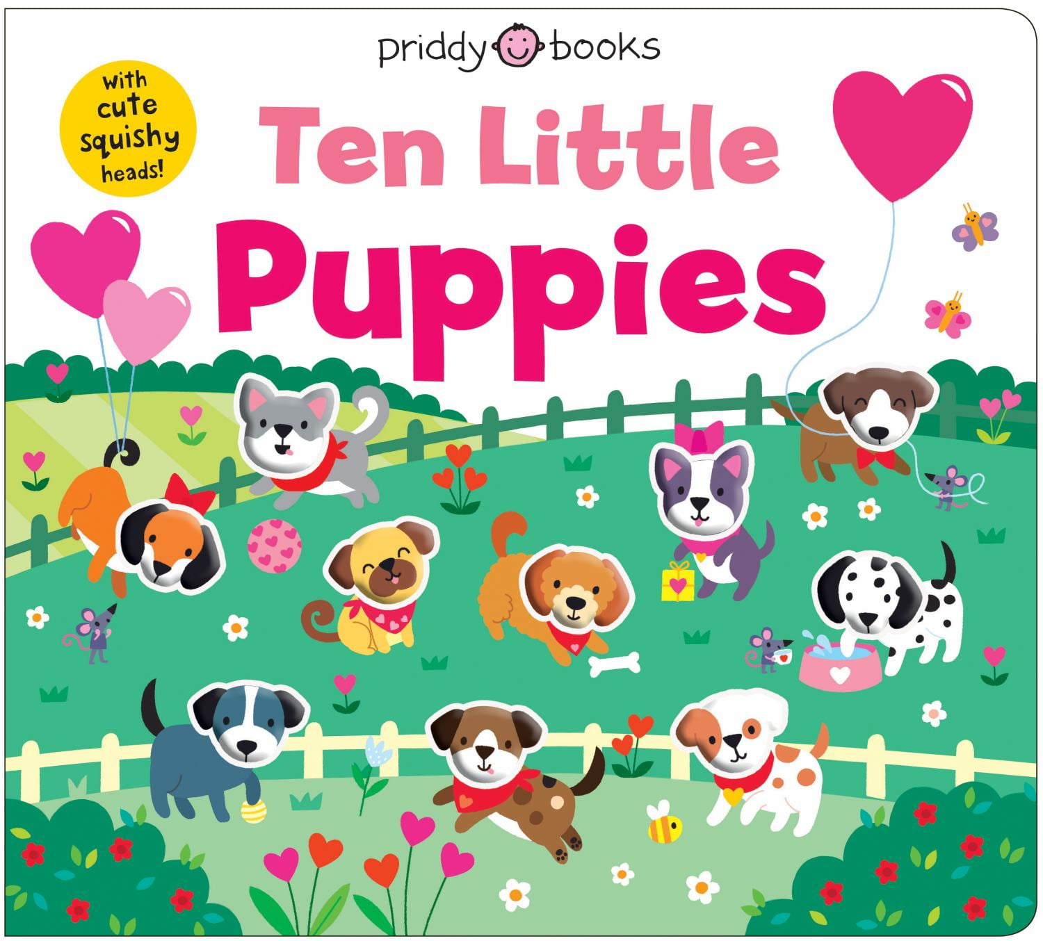 Ten Little Puppies (Little Squishies) (Board Book) - Walmart.com