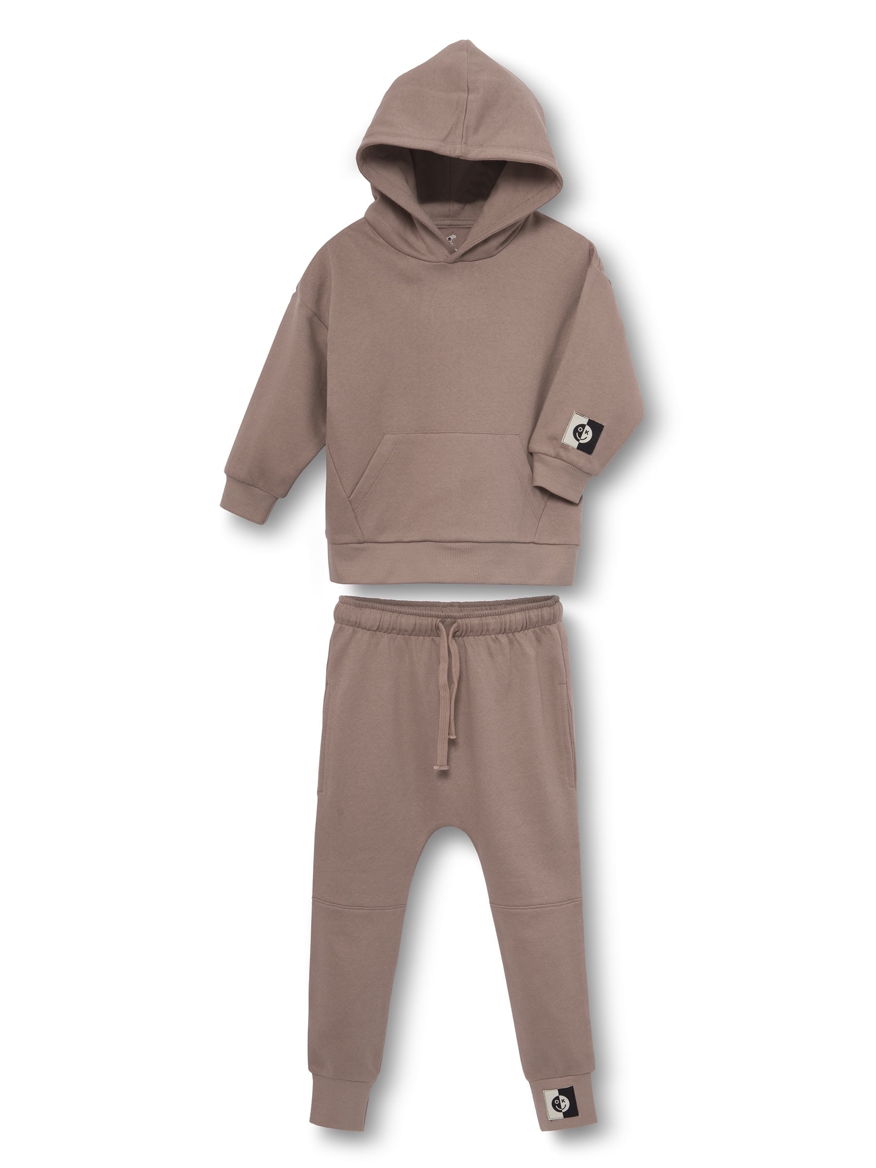 Little Star 100% Organic Cotton 2-Piece Toddler Boy Hoodie & Pant Set ...