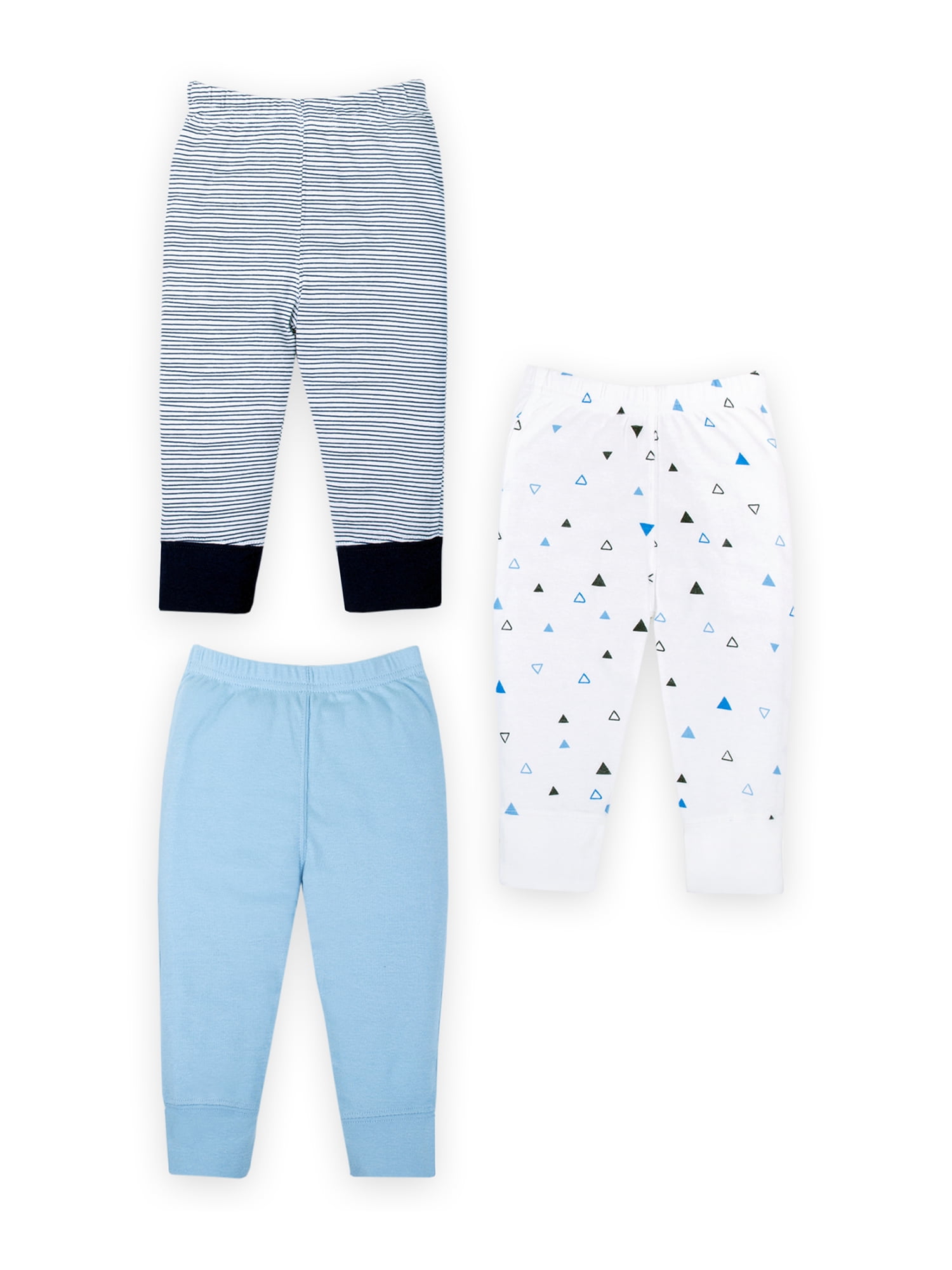 Little Star 3-Pack Infant Cotton Bottoms Clothes, Baby Boy Pants, Size ...