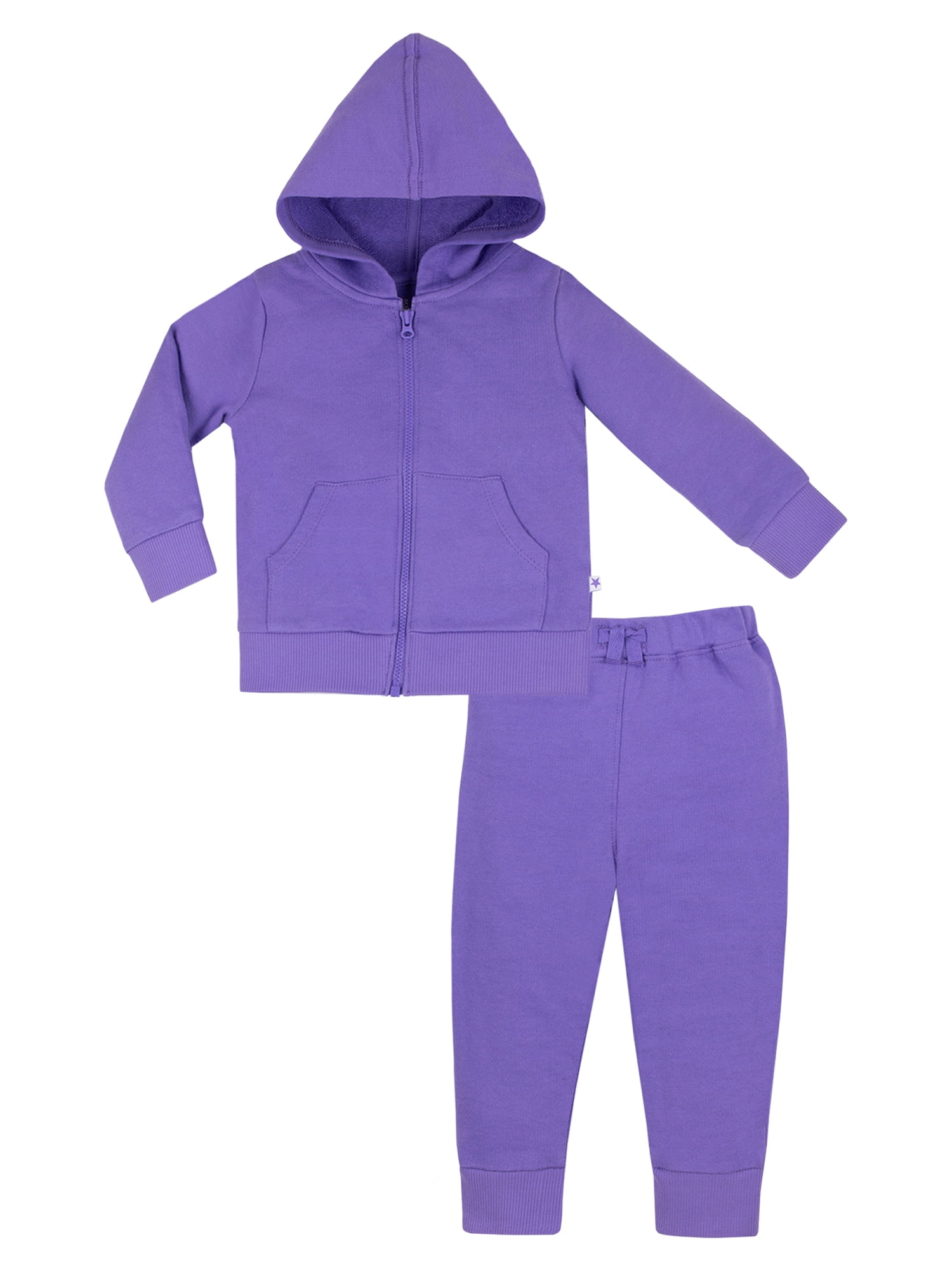 Little Star 2Pc Toddler Girl Jogging Outfit, Hoodie & Pants Set, Size ...