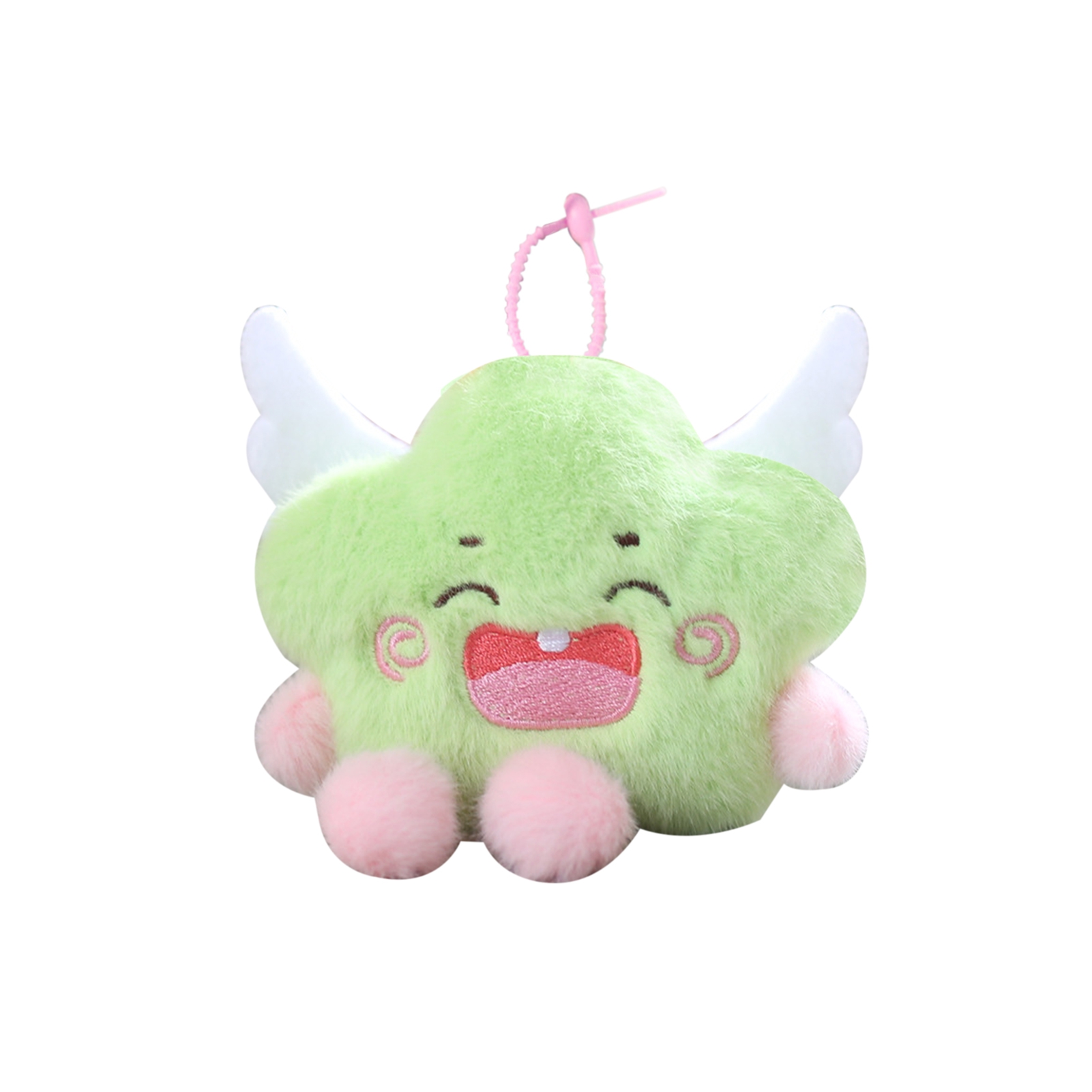 Little Star Cloud Doll Plush Pendant Keychain Furry Hands Legs Lanyard ...