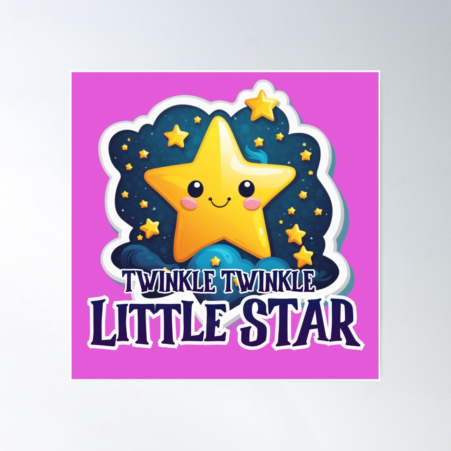 Little Star Nursery Rhymes, Lullaby Songs Kids And Babies Poster Wall ...