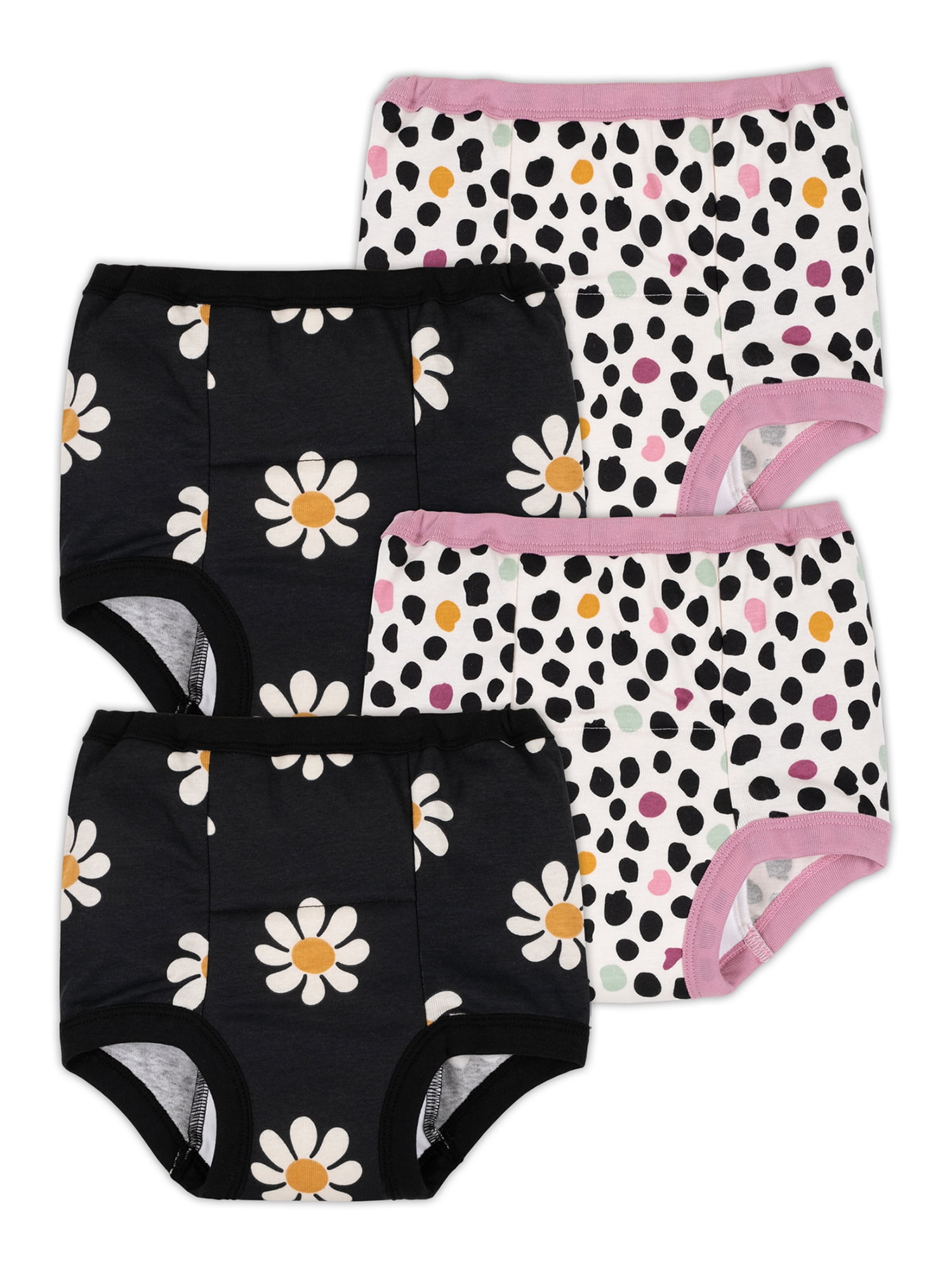 Little Star Organic Toddler Girl 4Pk Reusable Washable Training Pants ...