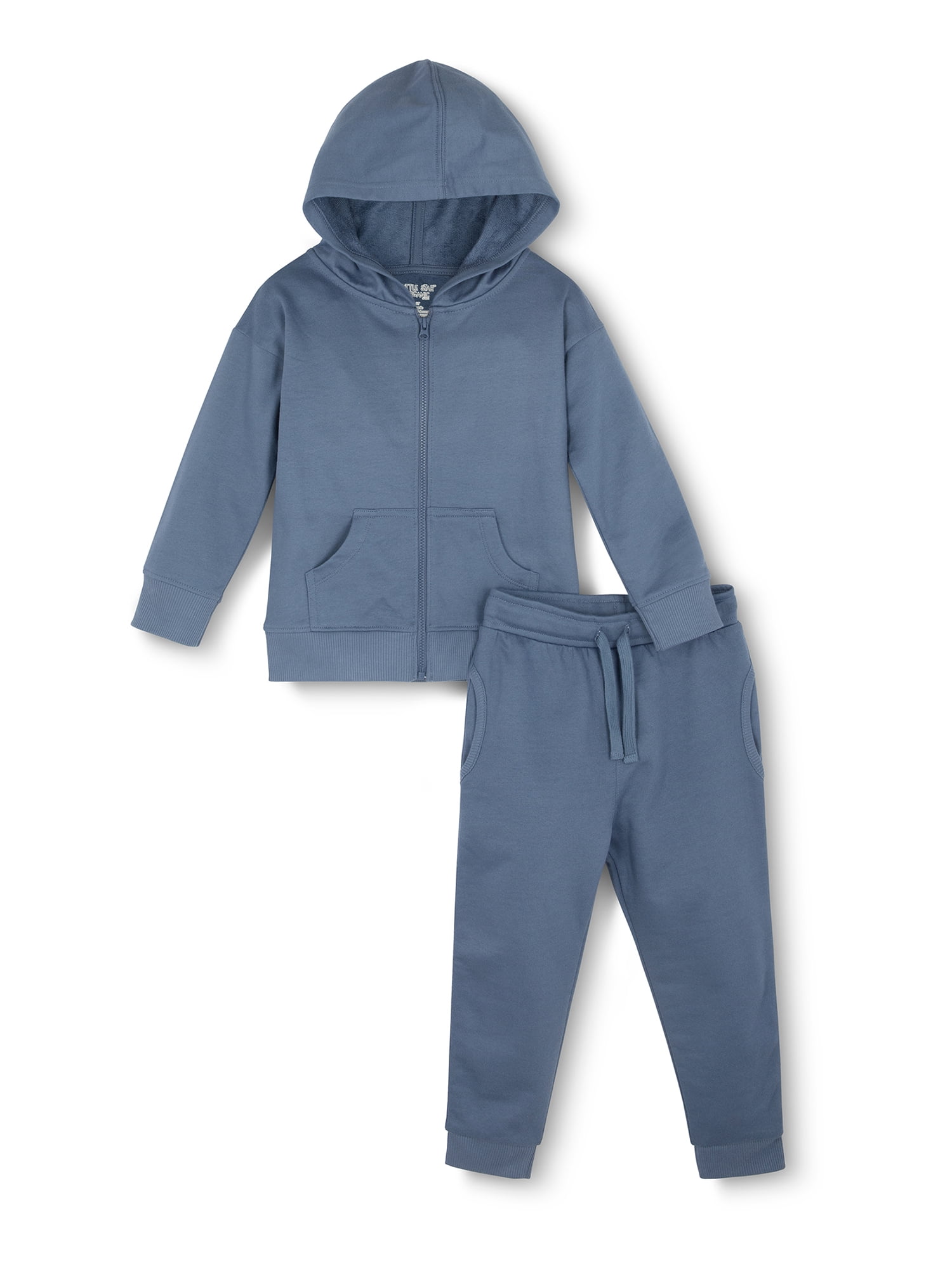 Little Star Organic Toddler Unisex 2 Pc Long Sleeve Hoodie and Jogger ...