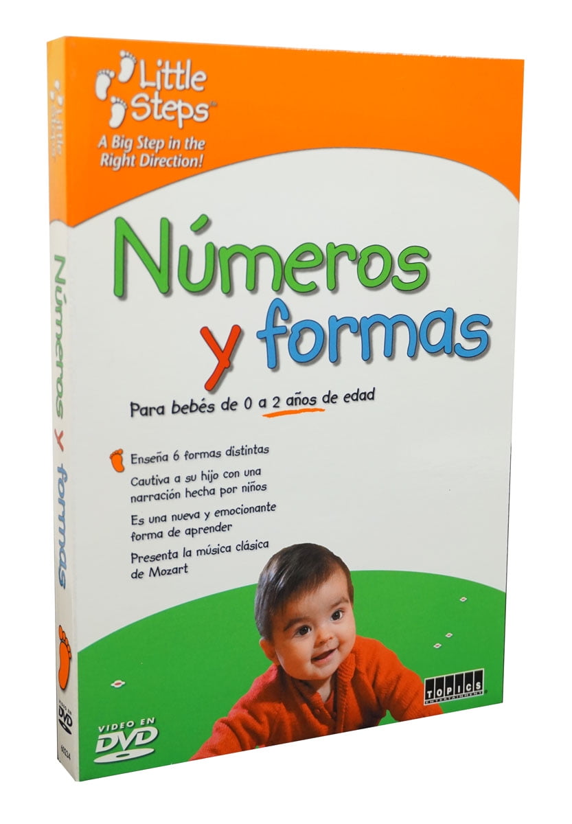 Little Steps Baby Numbers Numeros y Formas DVD - Espanol - Para bebes ...