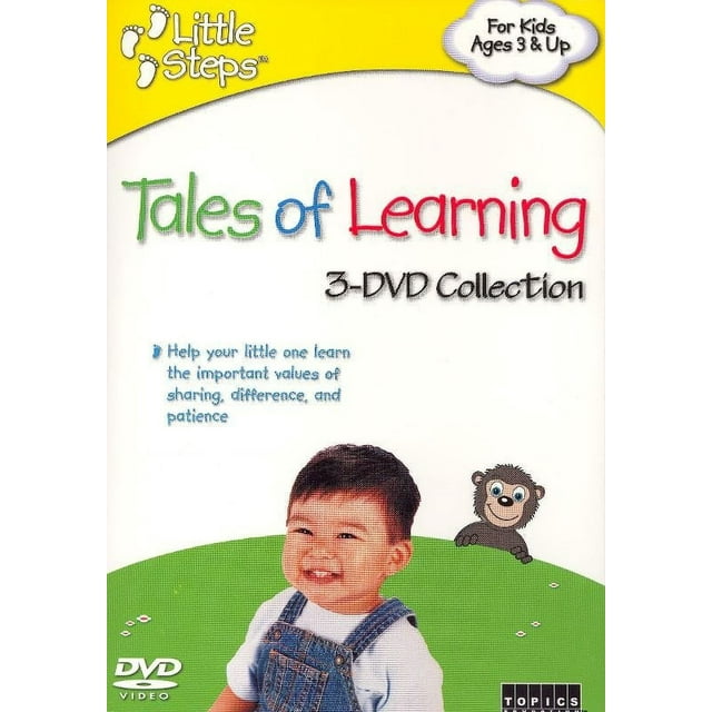 Little Steps Toddler Pre-School 3 DVD Set - A Tale of Sharing + A Tale ...