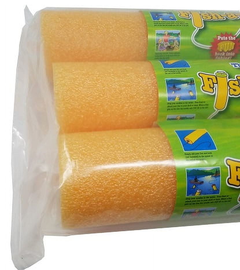 Little Stinker Pop up Fish a Floater Foam Noodle Bobber, Yellow, 3pk ...