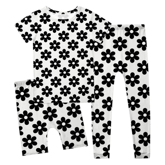 Little Summer Outfits For Boys Kids Girls Sleepwear Three Piece Unisex ...