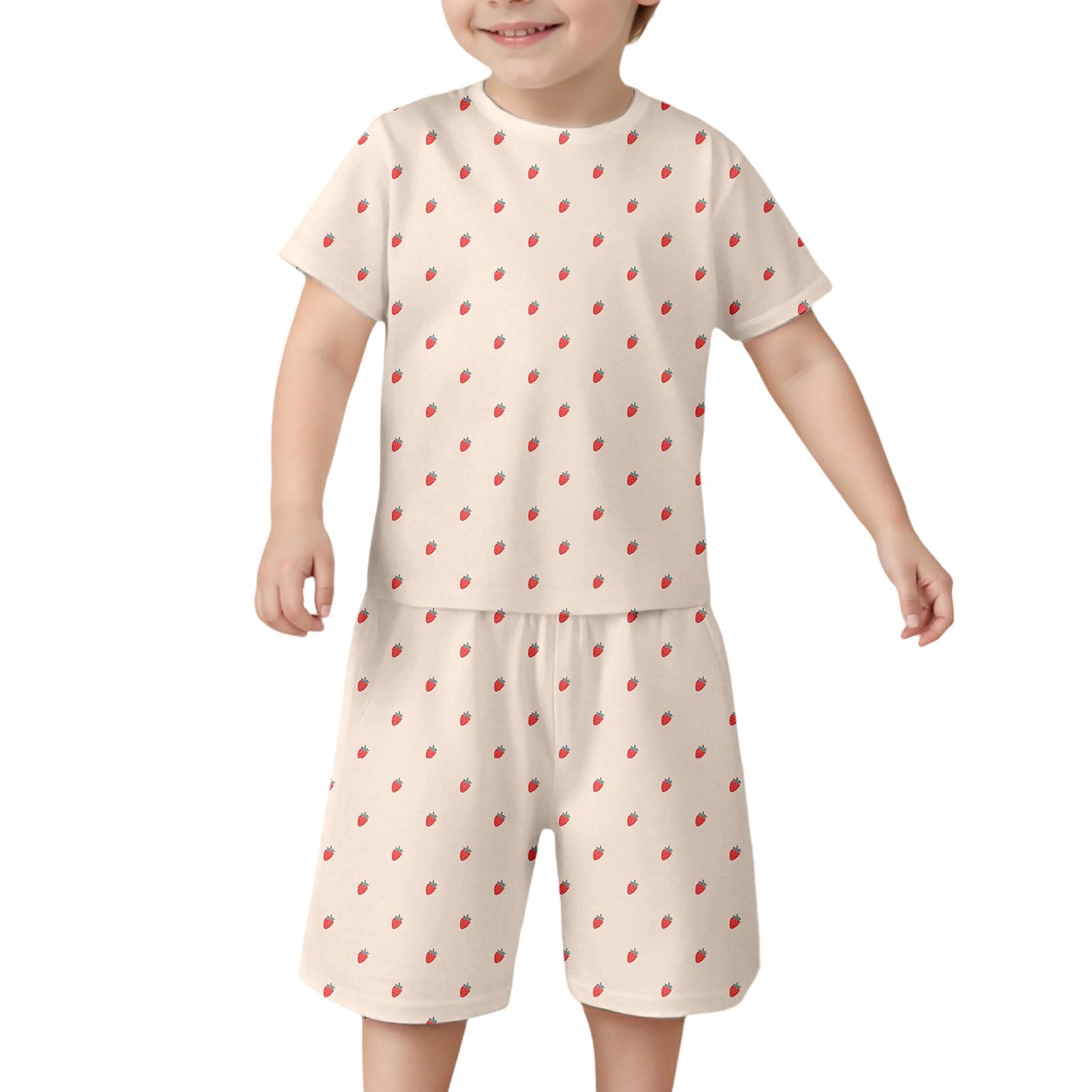Little Summer Outfits For Girls Children'S Three Quarter Sleeve Suit ...
