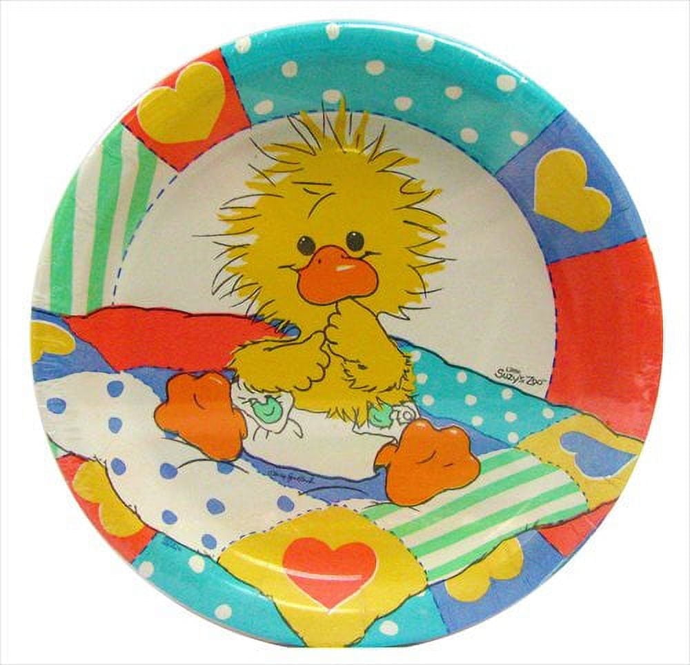 Little Suzy's Zoo Multicolor Disposable Paper Plates, 10", 18 Count ...