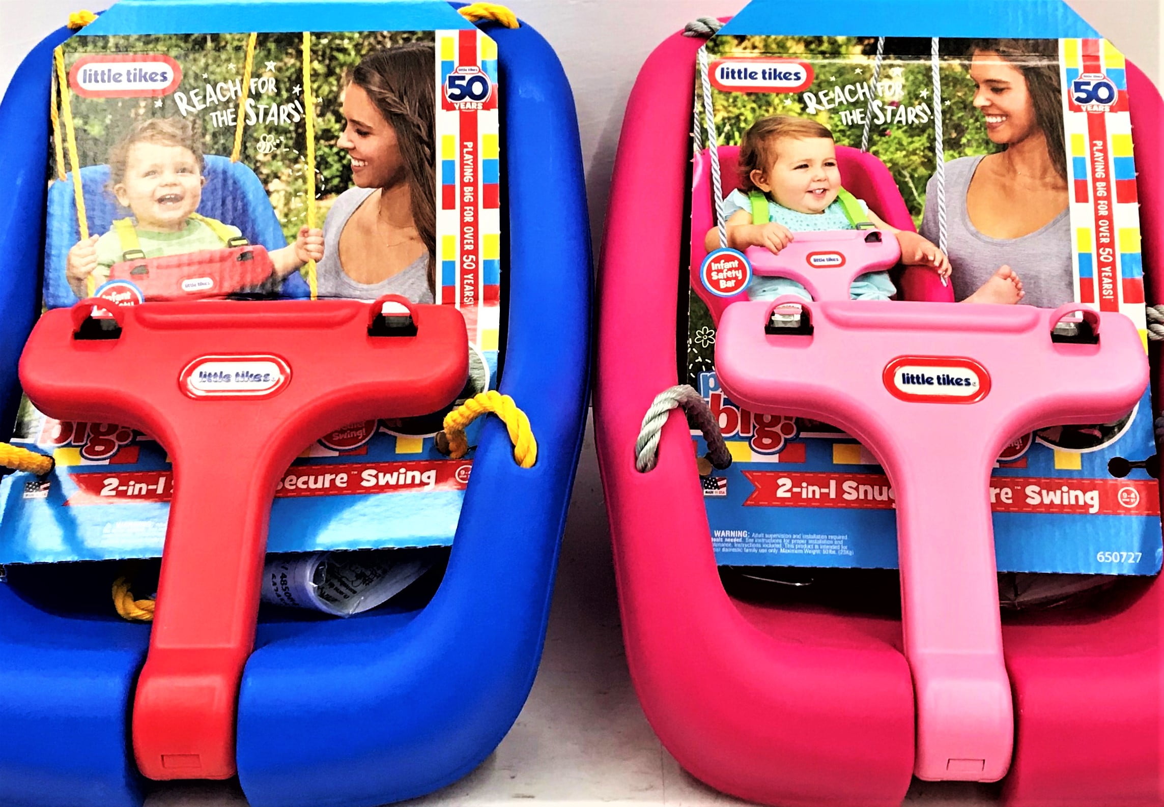 Little Tikes 2-in-1 Snug 'n Secure Swing - Walmart.com