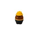 Little Tikes Black Toddle Tots Chunky Fireman Fire Fighter Figure Rare ...
