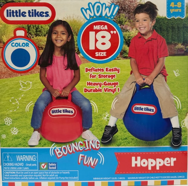 Little Tikes Bouncing Fun! Blue Hopper 9301 BLUE - Mega 18" Inflatable ...