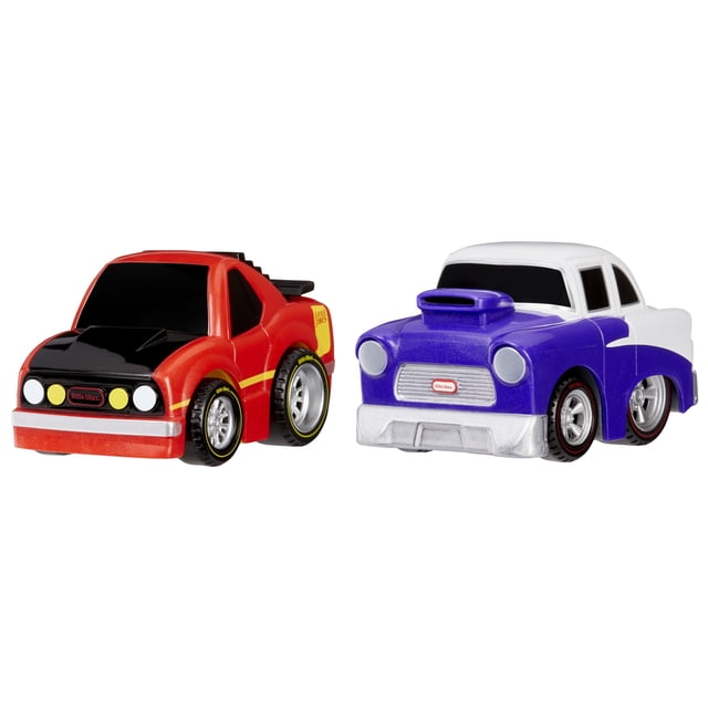 Little Tikes Crazy Fast Cars 2-Pack Muscle Movers, Multi-Color, Goes up ...
