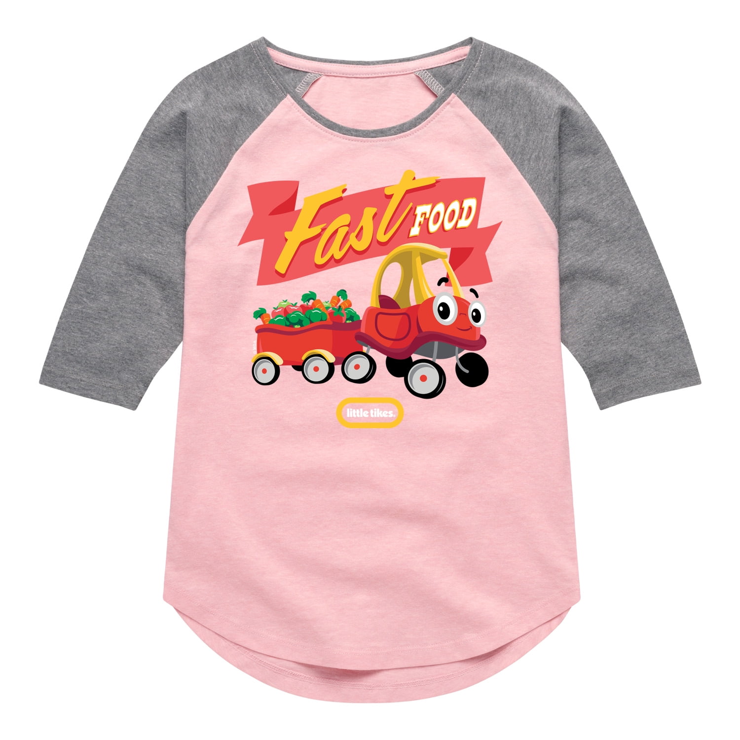 Little Tikes - Fast Food Towing - Toddler & Youth Girls Raglan Graphic ...