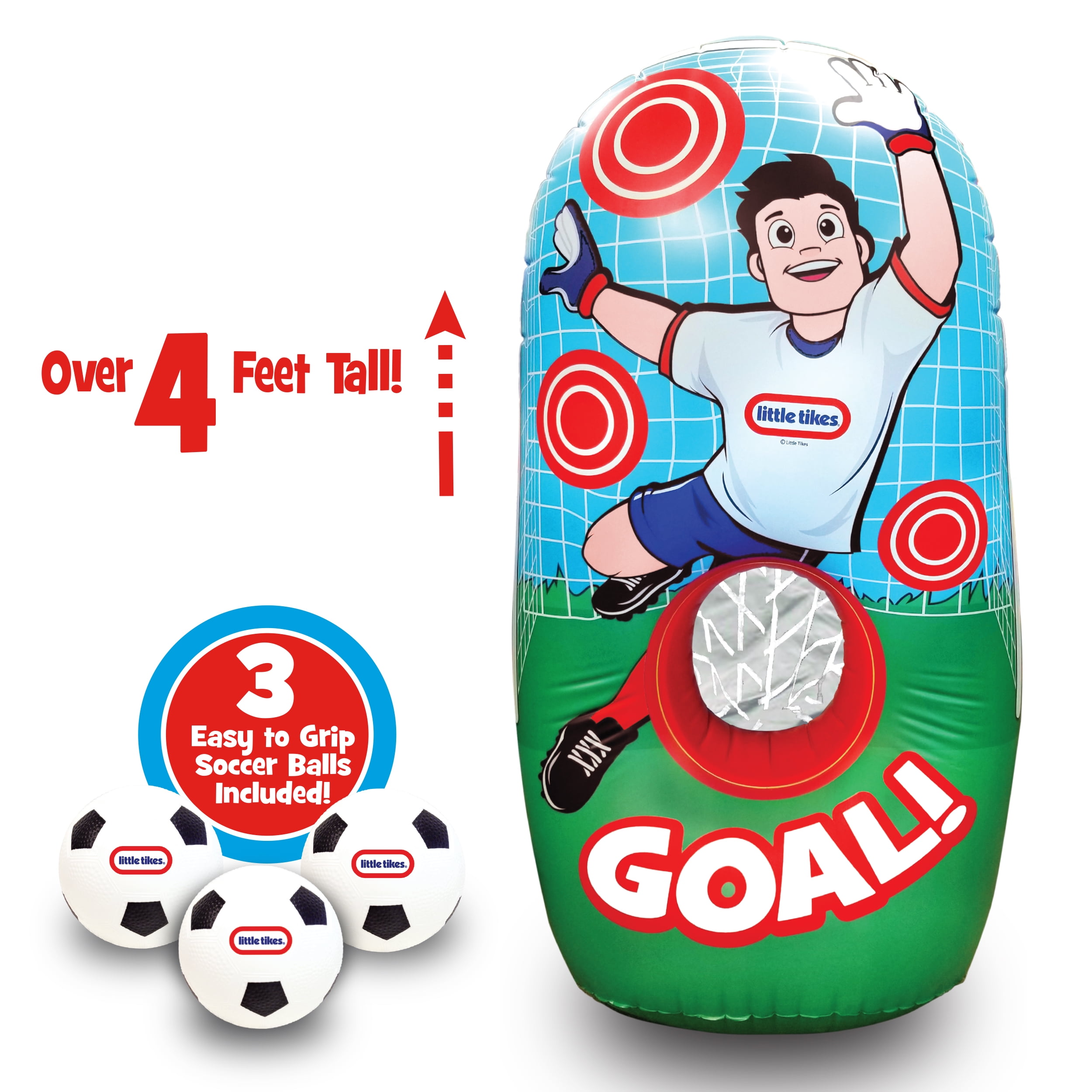 Little Tikes Jumbo Soccer Trainer Game for Kids w/ Inflatable Trainer ...