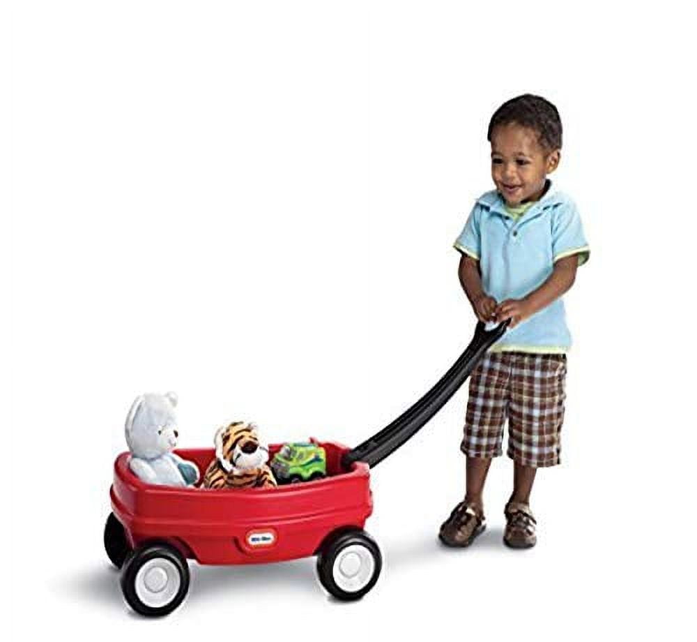 Little Tikes Lil' Wagon, Red - Durable Plastic Ride for Kids with ...