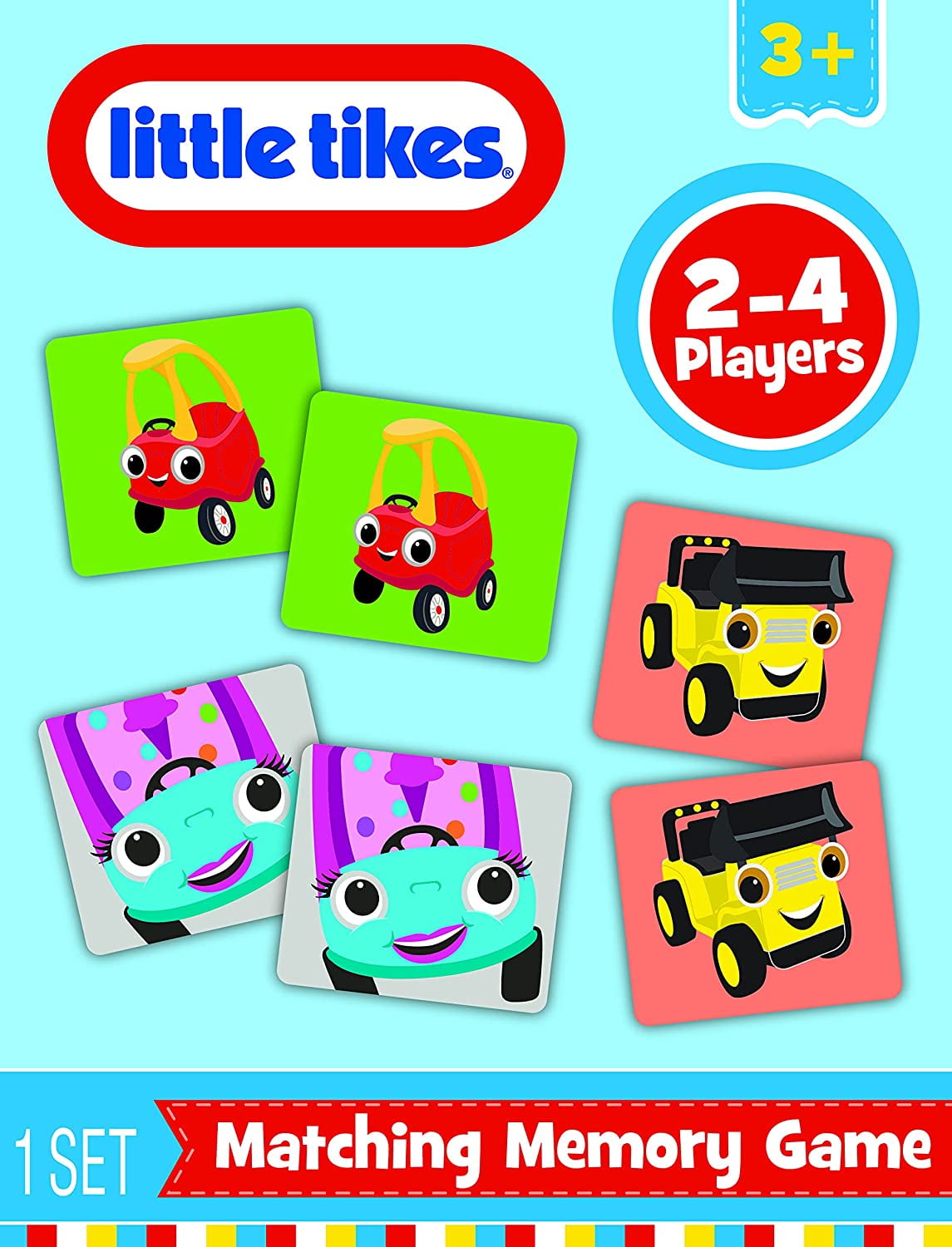 Little Tikes Cozy Coupe Memory Matching Game for Kids - Walmart ...