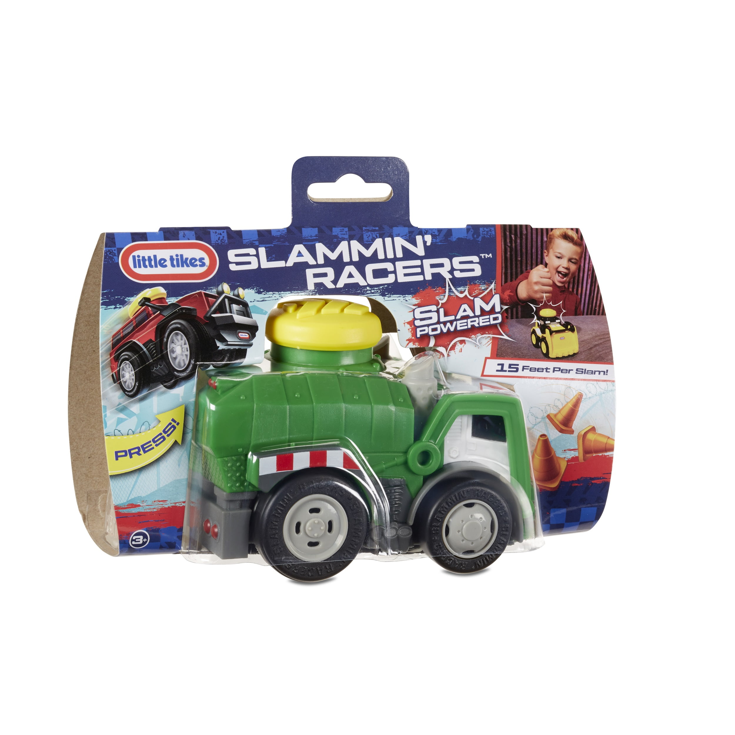 Little Tikes Slammin' Racers Garbage Truck Play Vehicle - Walmart.com