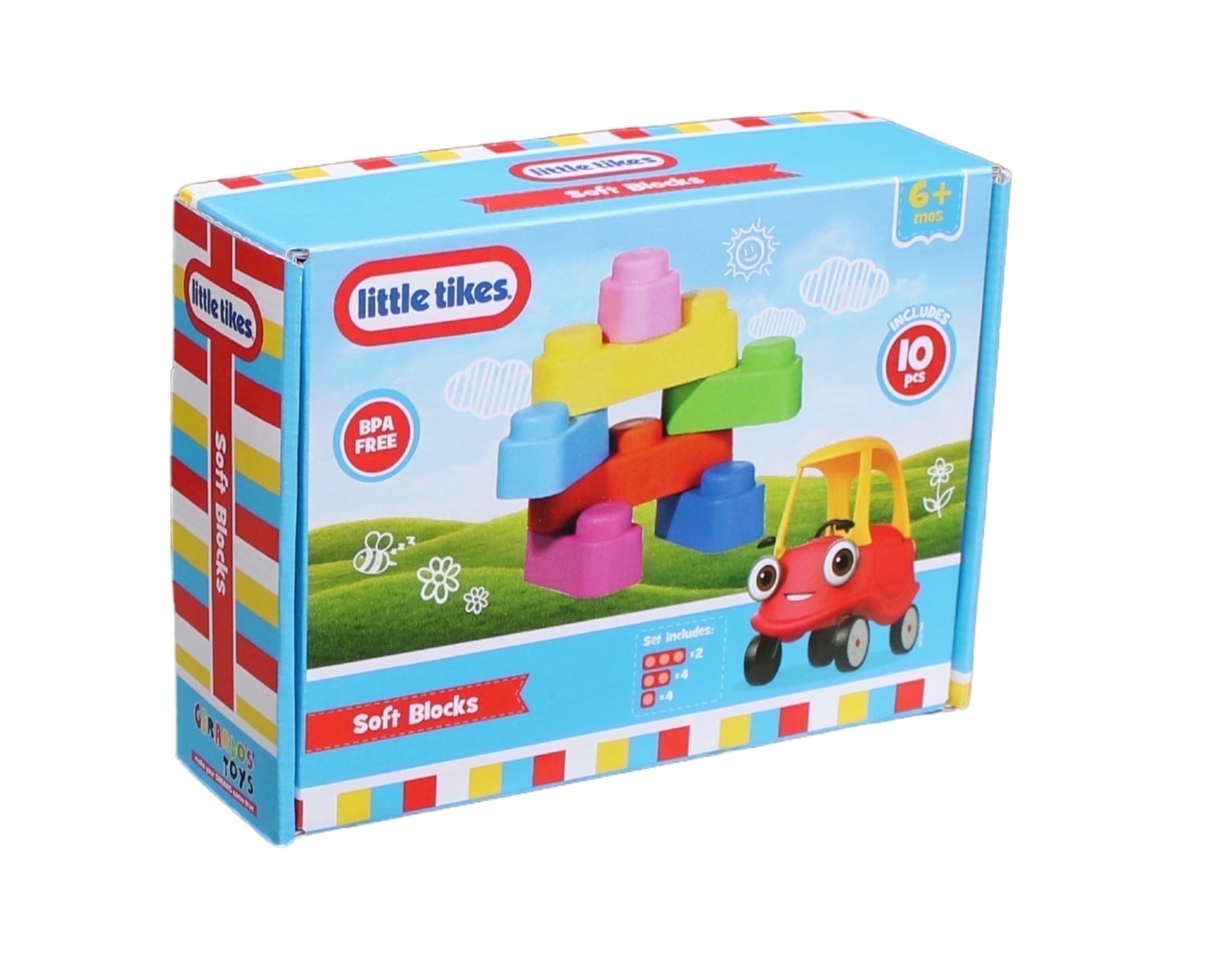 Little Tikes Soft Blocks Set, 10 Pieces, Toddler - Walmart.com