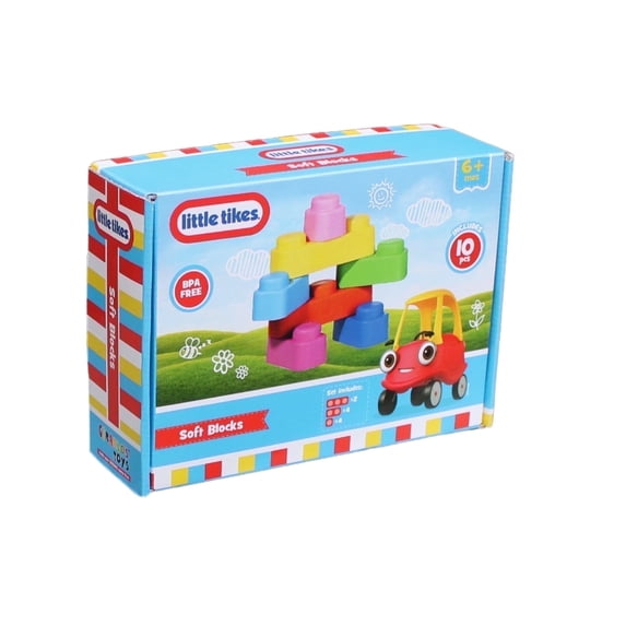 Little Tikes Soft Blocks Set, 10 Pieces, Toddler - Walmart.com