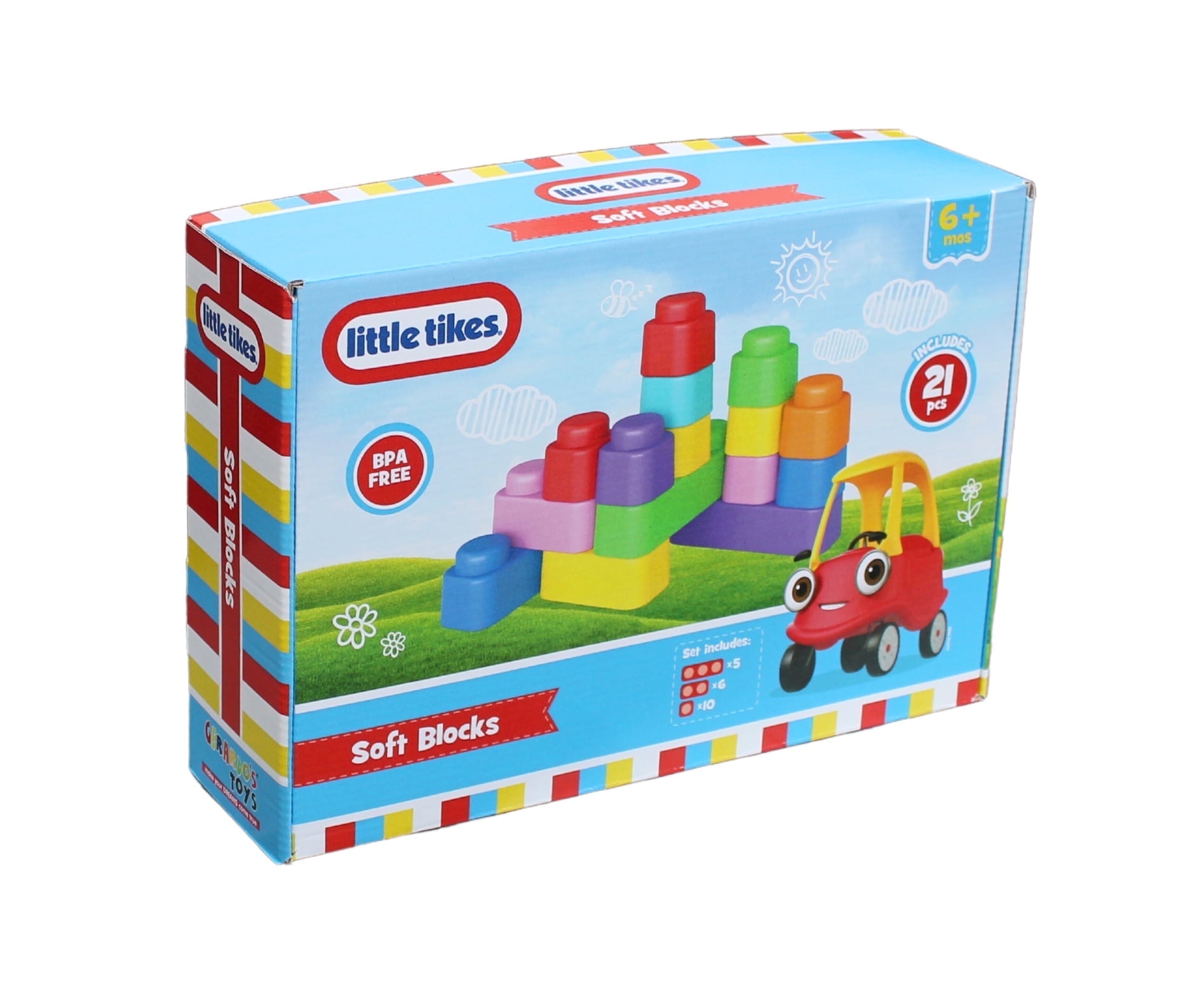 Little Tikes: Soft Blocks - 21 Piece Set - Building & Stacking Toys ...