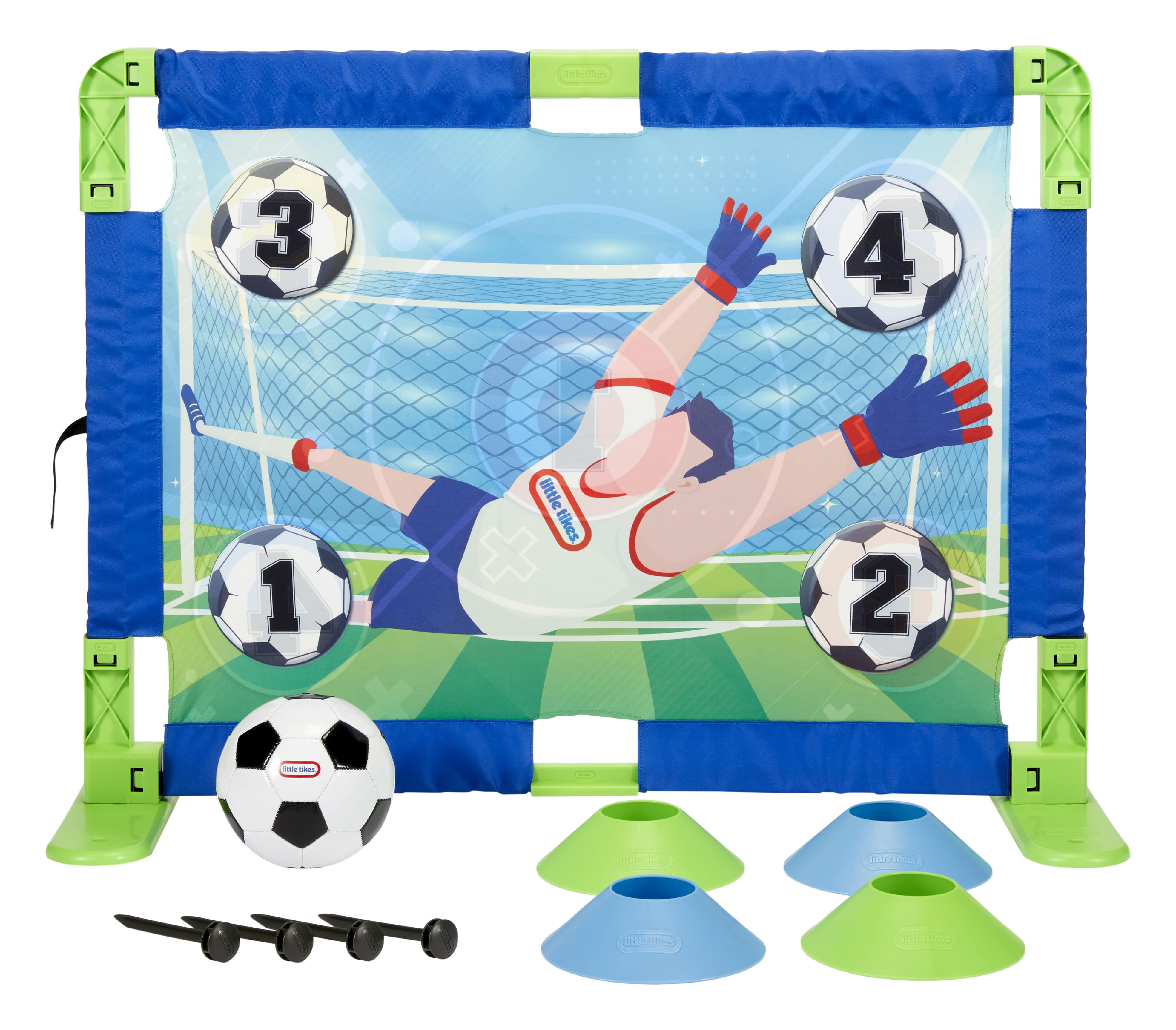 Free Shipping! Little Tikes Soccer Trainer, Double-Sided Goal with ...