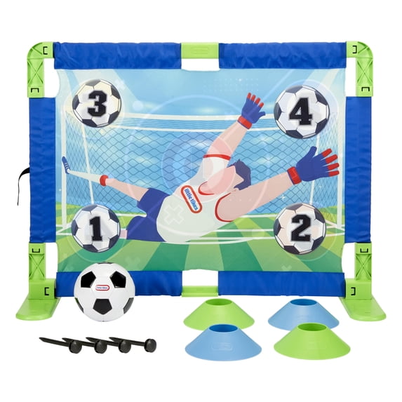 Free Shipping! Little Tikes Soccer Trainer, Double-Sided Goal with ...