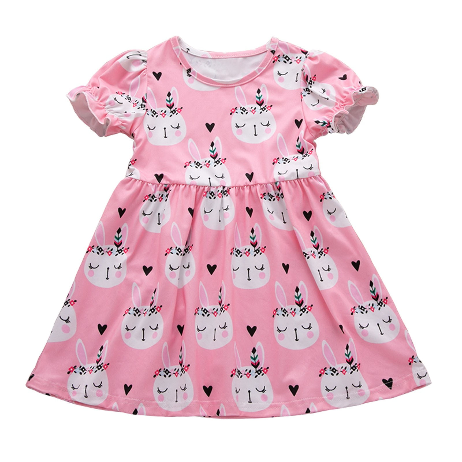 Little Toddler Easter Dresses 18-24 Months Cute Bunny Tutu Dress Short ...