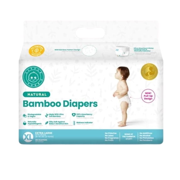 Little Toes Hypoallergenic Bamboo Pull-Ups Size 5 XL, 36 ct - Walmart.com