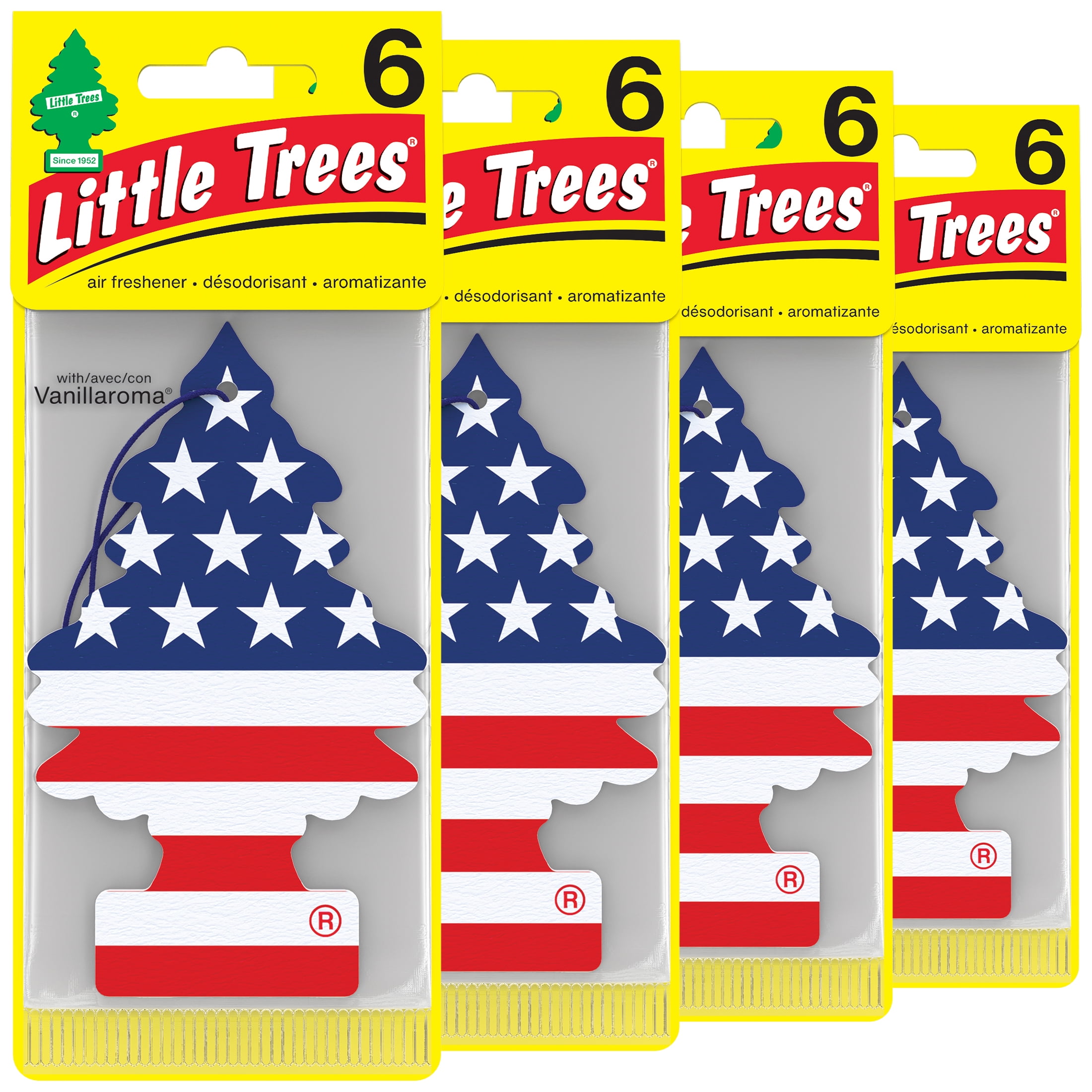Little Trees Air Freshener America Fragrance 24-Pack - Walmart.com