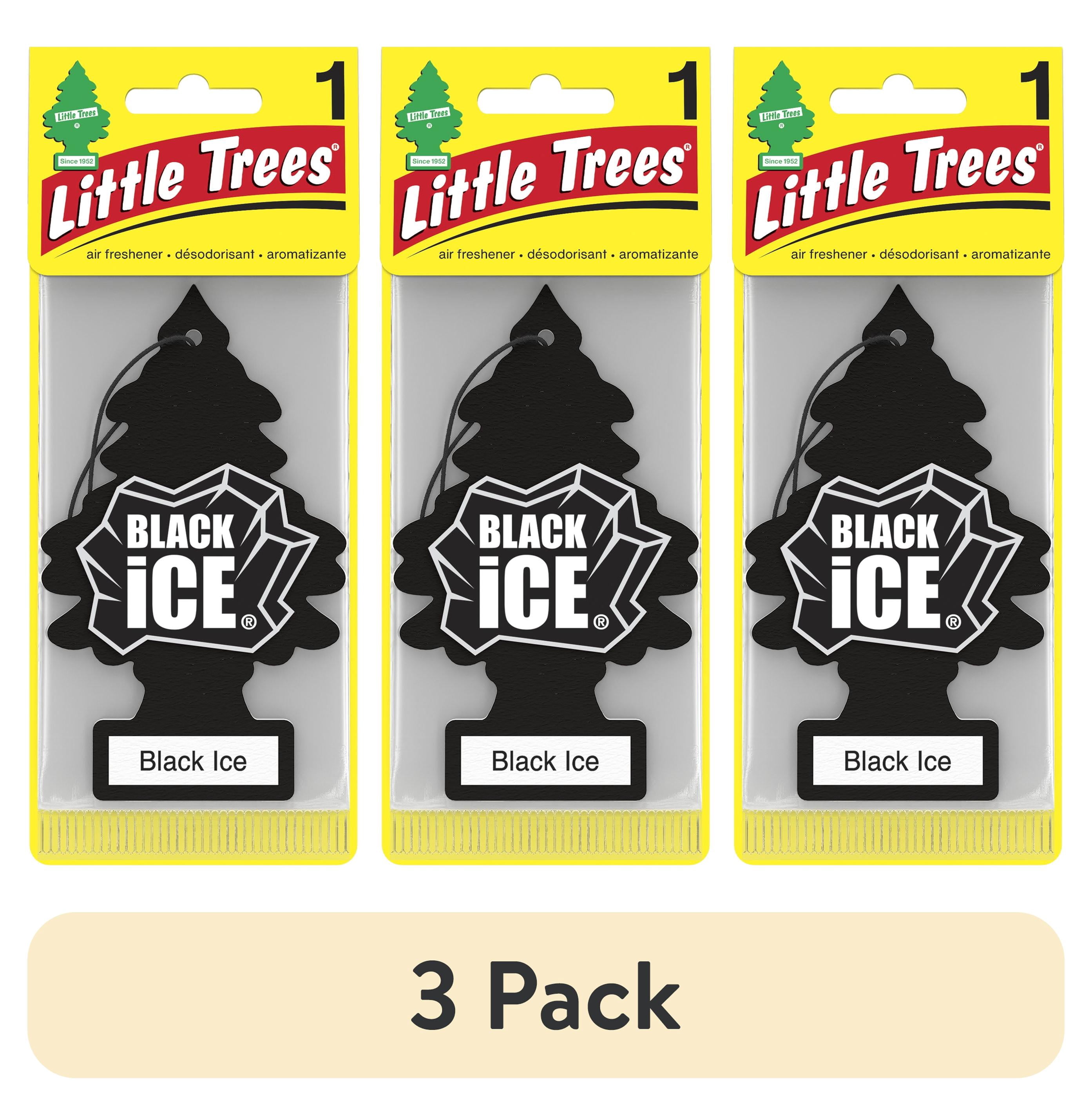 (3 pack) Little Trees Air Freshener Black Ice Fragrance 1-Pack ...