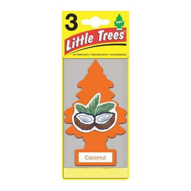 Little Trees Air Freshener,Card with String,Orng,PK3 U3S-32017 ...