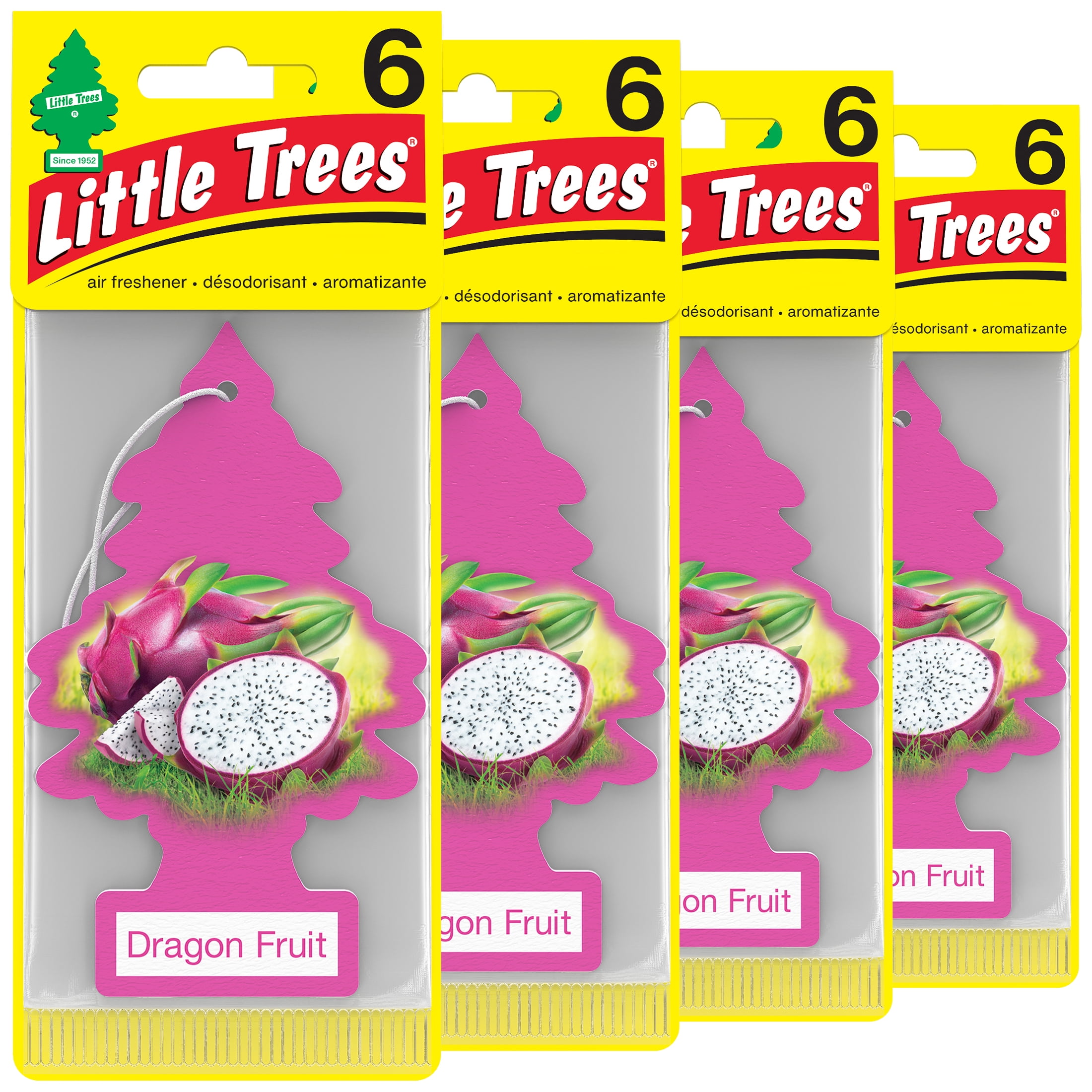 Little Trees Air Freshener Dragon Fruit Fragrance 24-Pack - Walmart.com