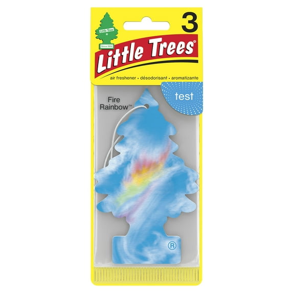 Little Trees Air Freshener Fire Rainbow Fragrance 3-Pack - Walmart.com