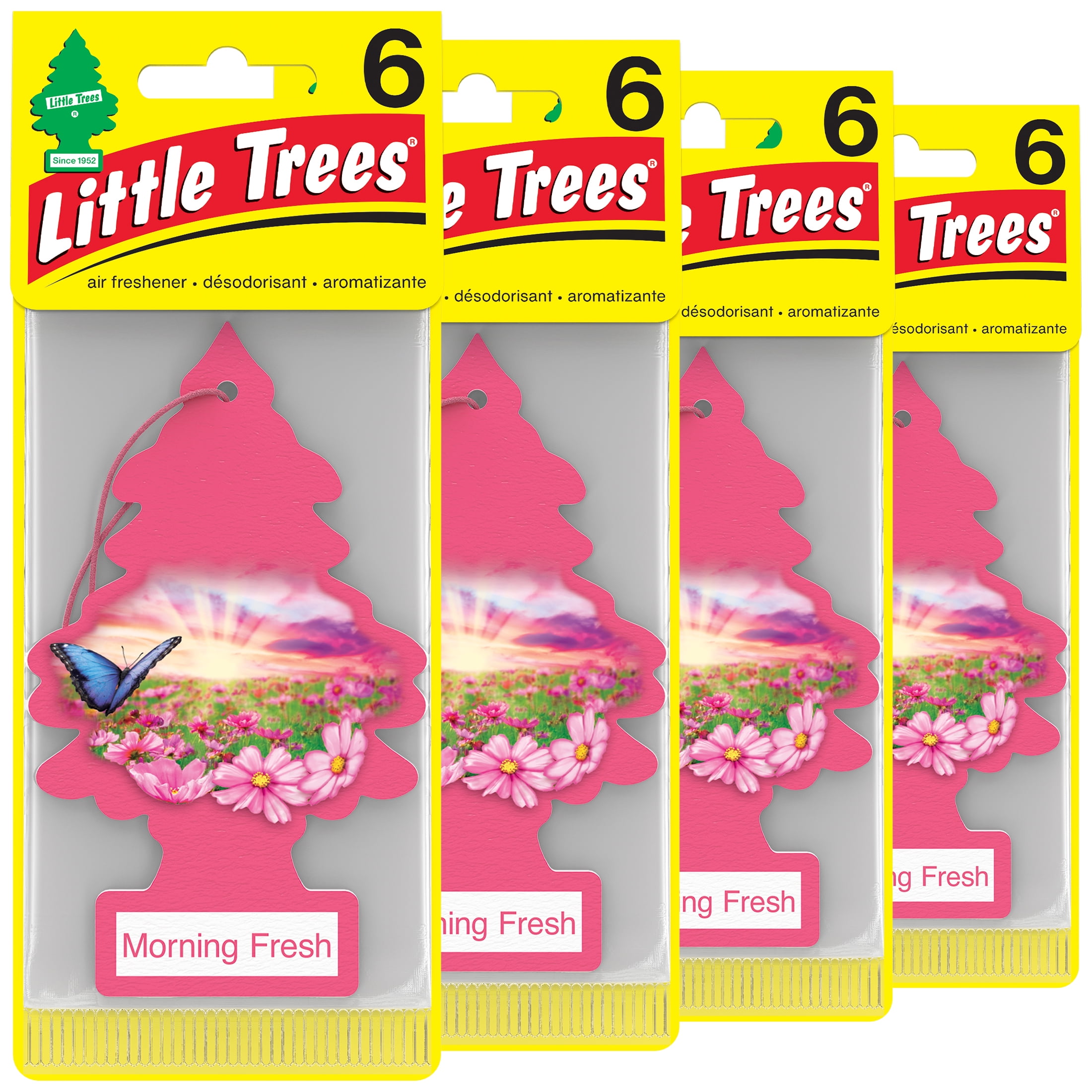 Little Trees Air Freshener Morning Fresh Fragrance 24-Pack - Walmart.com