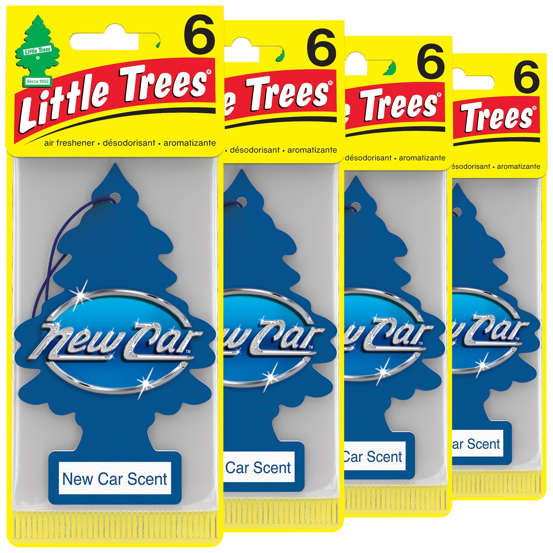 Little Trees Air Freshener New Car Scent Fragrance 24-Pack - Walmart.com