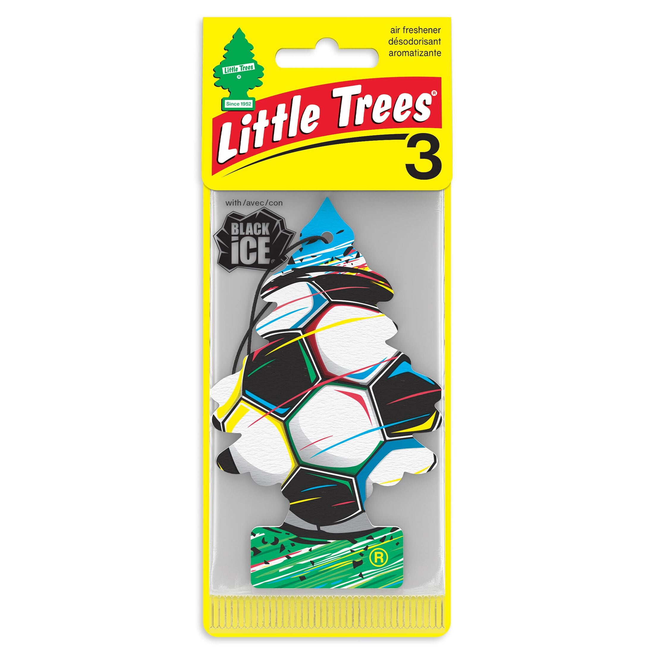 Little Trees Air Freshener Soccer Fragrance 3-Pack - Walmart.com