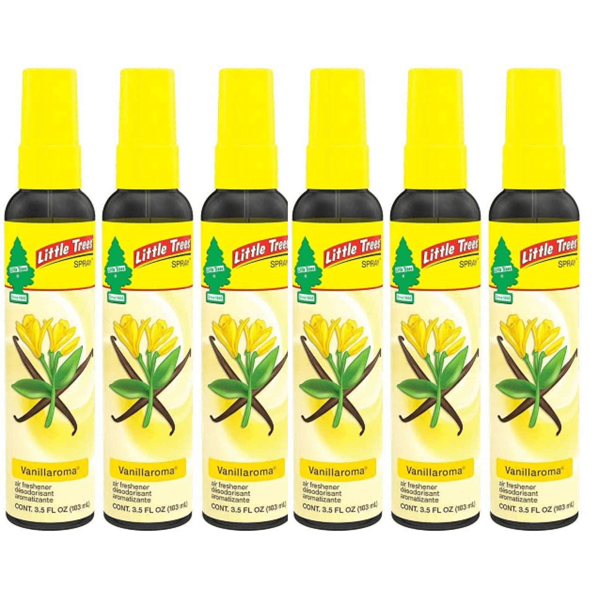 Little Trees Air Freshener Spray Premium Fragrance VANILLAROMA 3.5 oz ...