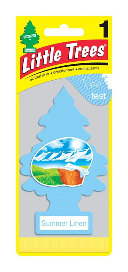 Little Trees Air Freshener, Summer Linen 1 ea - Walmart.com