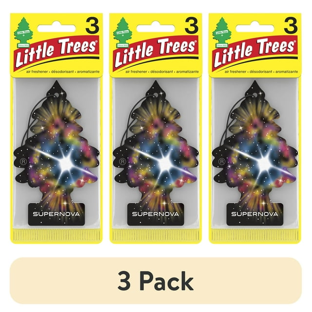 (3 pack) Little Trees Air Freshener Supernova Fragrance 3-Pack ...