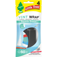LITTLE TREES Vent Wrap air freshener Black Ice 4-Pack - Walmart.com